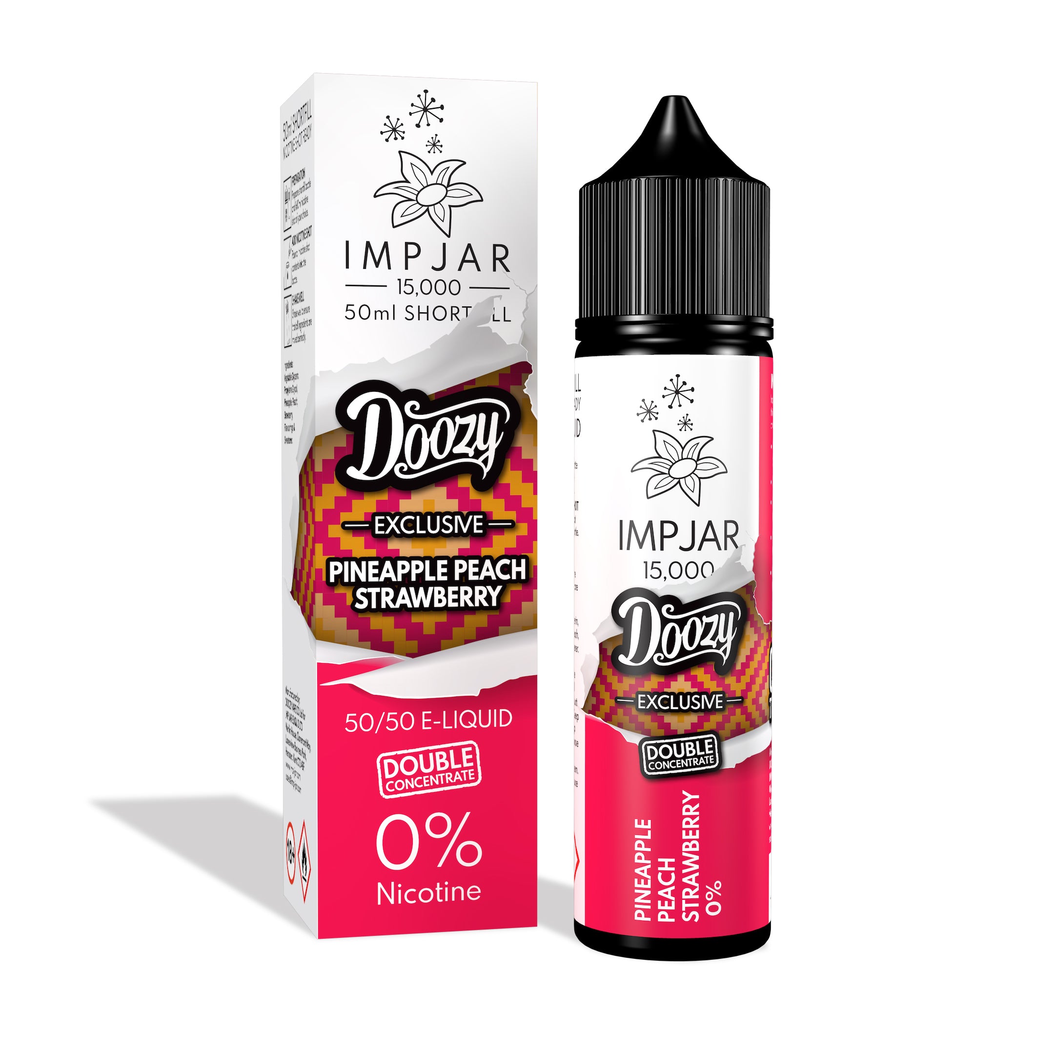 Imp Jar & Doozy Colab 50ml Shortfill Pineapple Peach Strawberry – Imp Jar Retail
