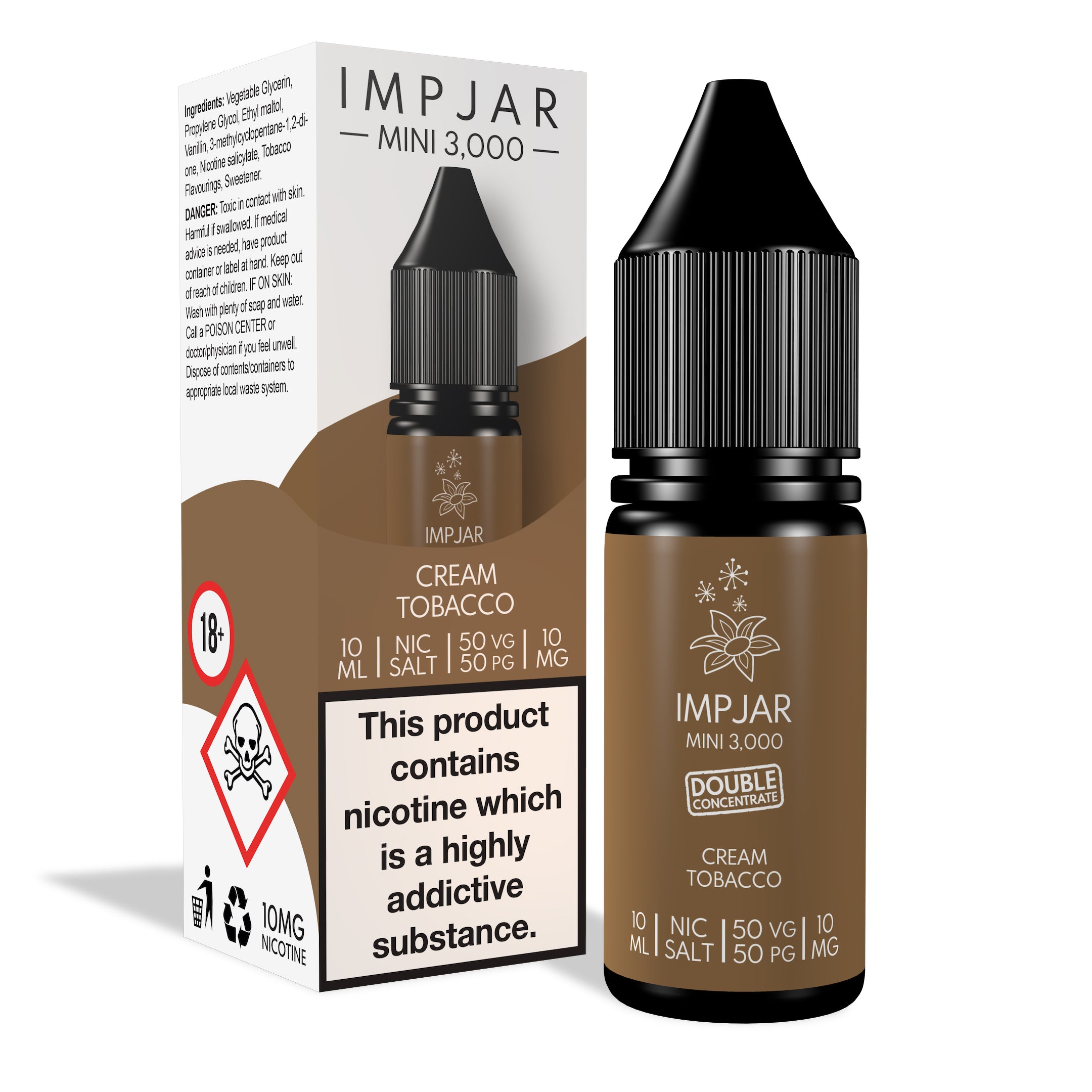Imp Jar 10ml Nic Salt Cream Tobacco – Imp Jar Retail