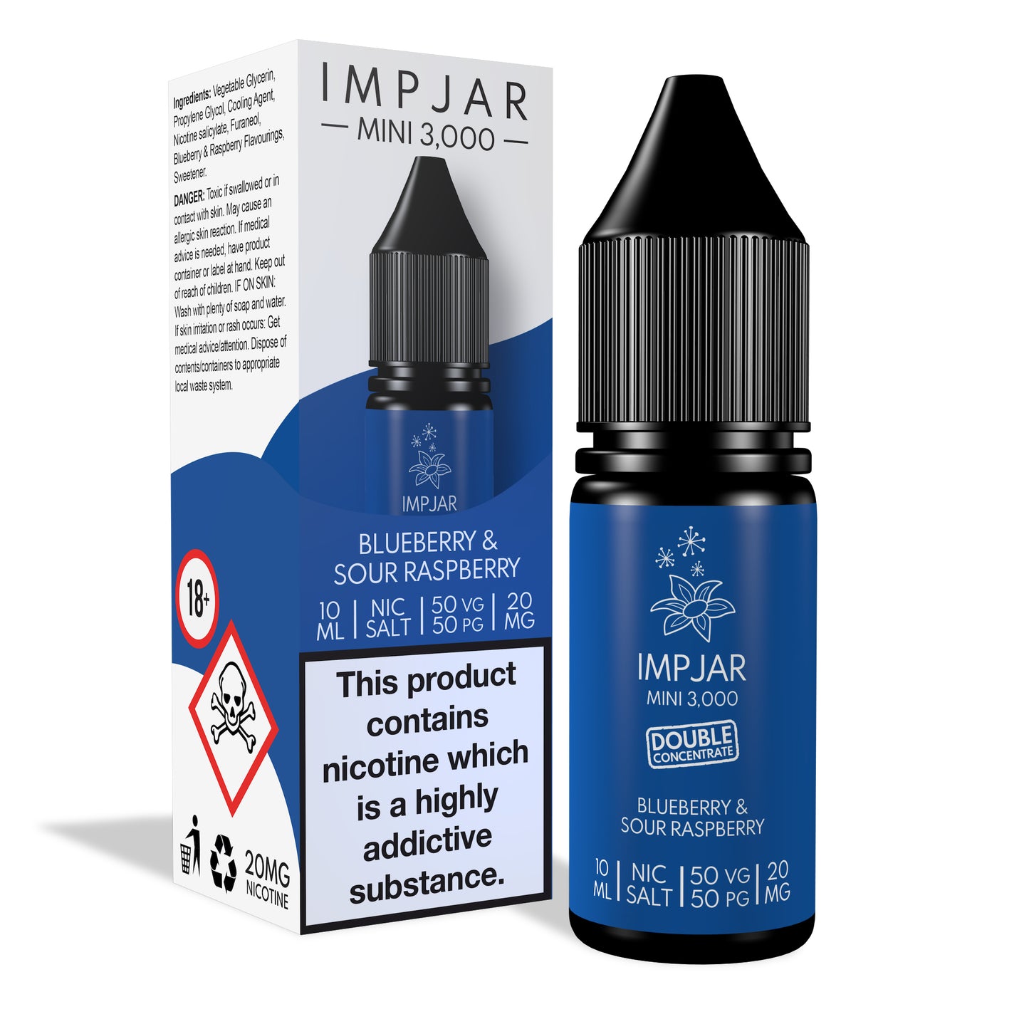 Imp Jar 10ml Nic Salt Blueberry & Sour Raspberry – Imp Jar Retail