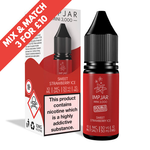 Imp Jar 10ml Nic Salt Sweet Strawberry Ice – Imp Jar Retail