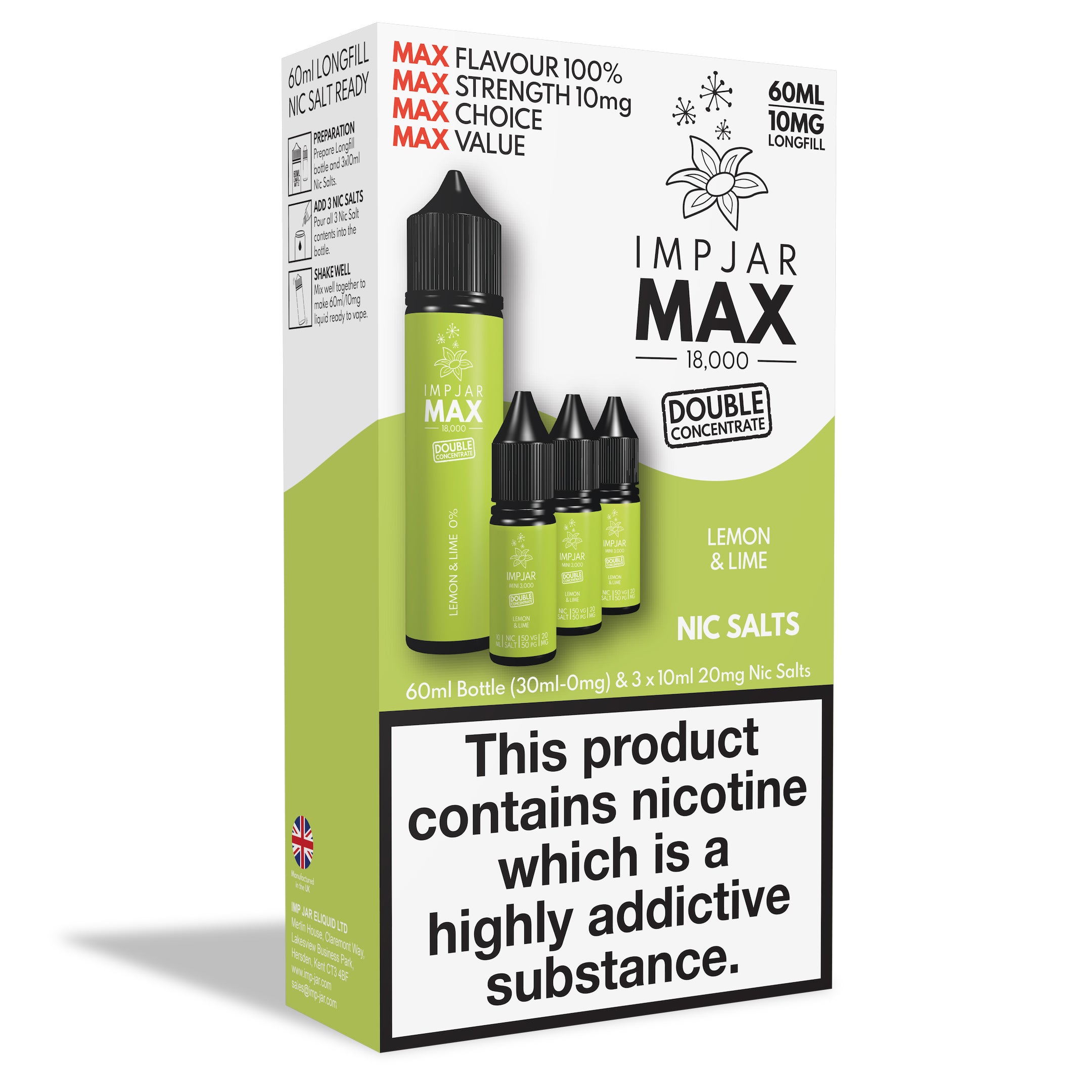 Imp Jar 60ml Shortfill Lemon & Lime Pack – Imp Jar Retail