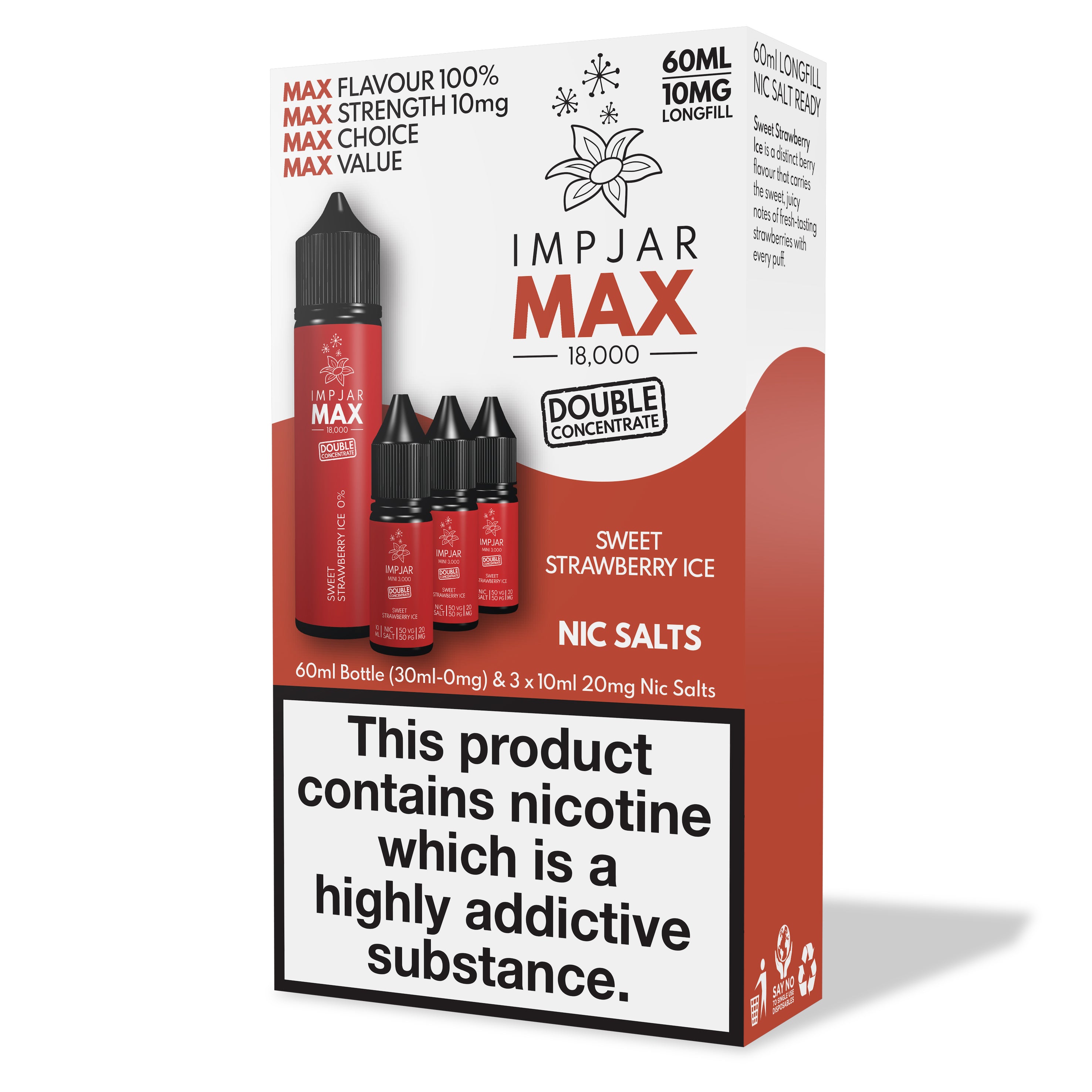 Imp Jar 60ml Shortfill Sweet Strawberry Ice Pack – Imp Jar Retail
